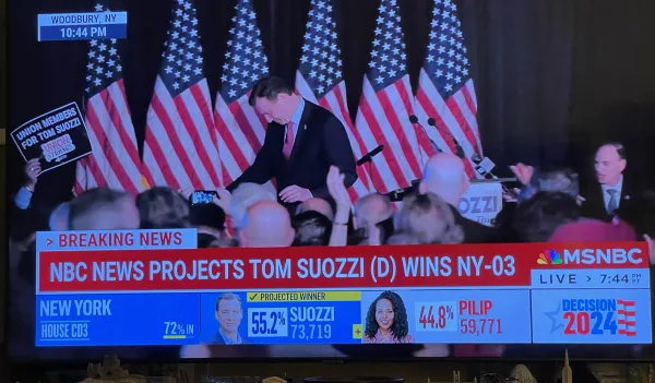 Union votes help boost pro-labor Democrat over Republican in New York ...