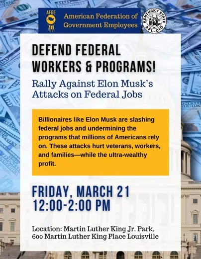 AFGE: Join Us to Fight for Federal Employees in Louisville | Kentucky ...